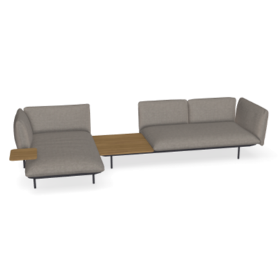 SENJA Outdoor sofa set 8 – upotpuni prostor